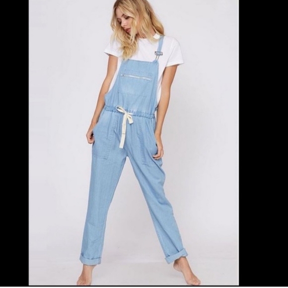 Fantastic Fawn | Pants & Jumpsuits | Fantastic Fawn Bib Chambray Jumper ...